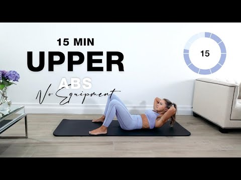 15 Min Oberbauch-Training zu Hause | Keine Ausrüstung | Caroline Girvan