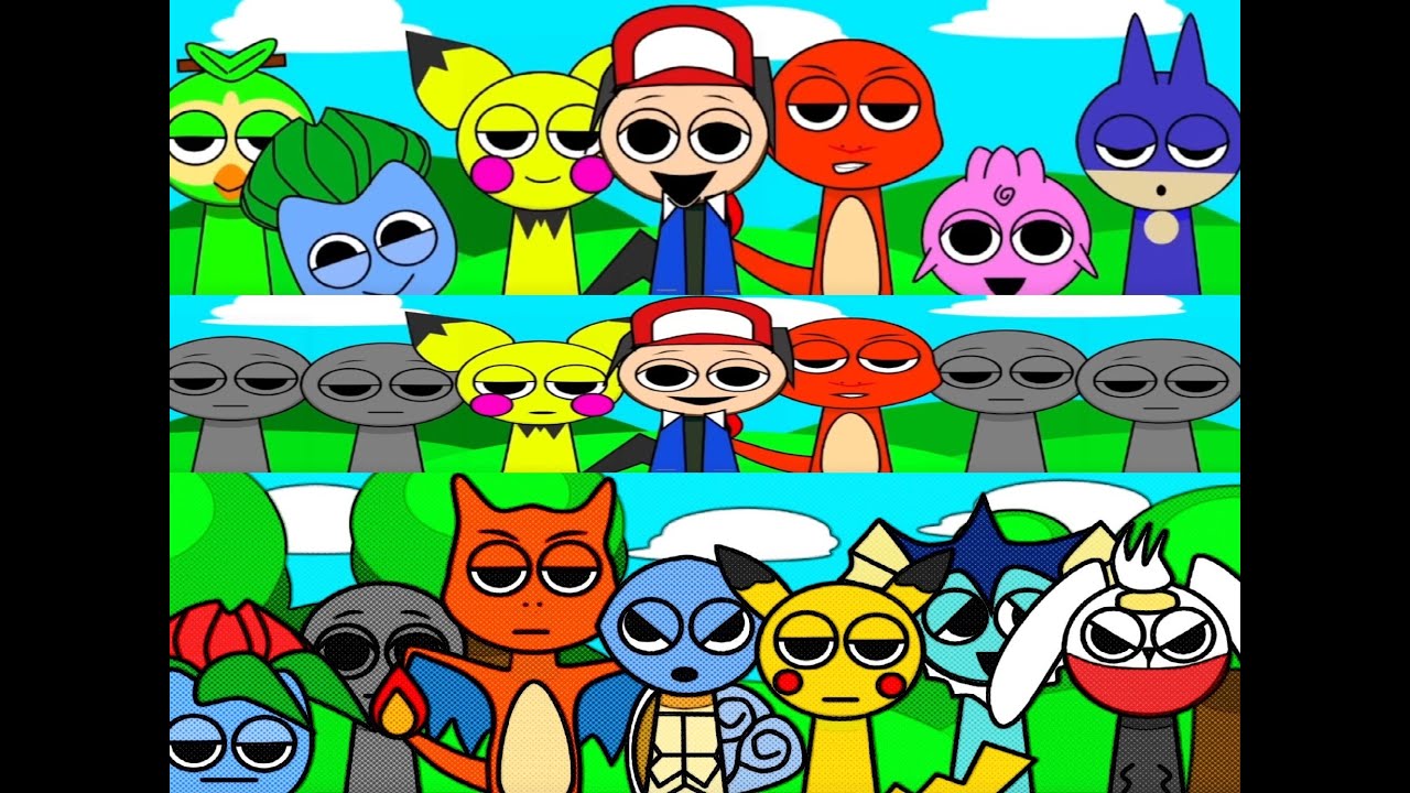 Haa. PIKACHU DI SPRUNKI POKEMON - NORMAL VS HORROR #Incredibox #sprunki #incrediboxsprunki # ...
