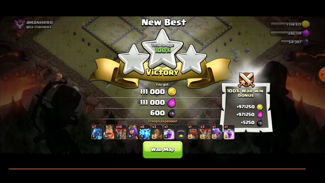Clash of clans | Gameplay | 3 star war attack |0ther is worse one - YouTube