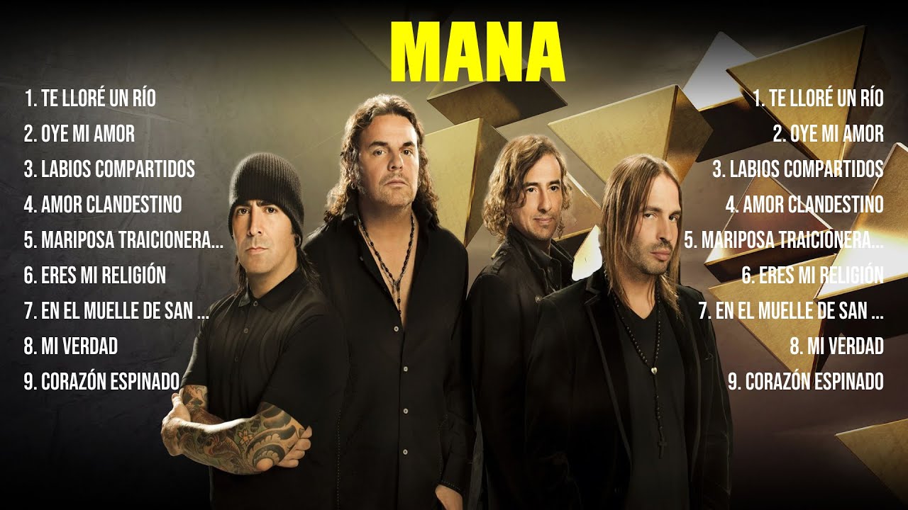 Las mejores canciones del álbum completo de Mana 2024 - YouTube
