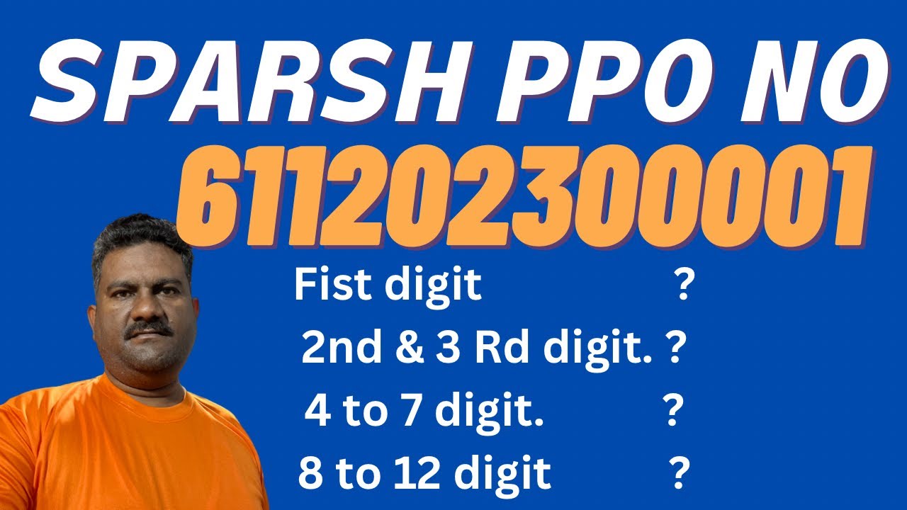 How to make PPO number in sparsh portal I Defence pensioner Sparsh PPO ...