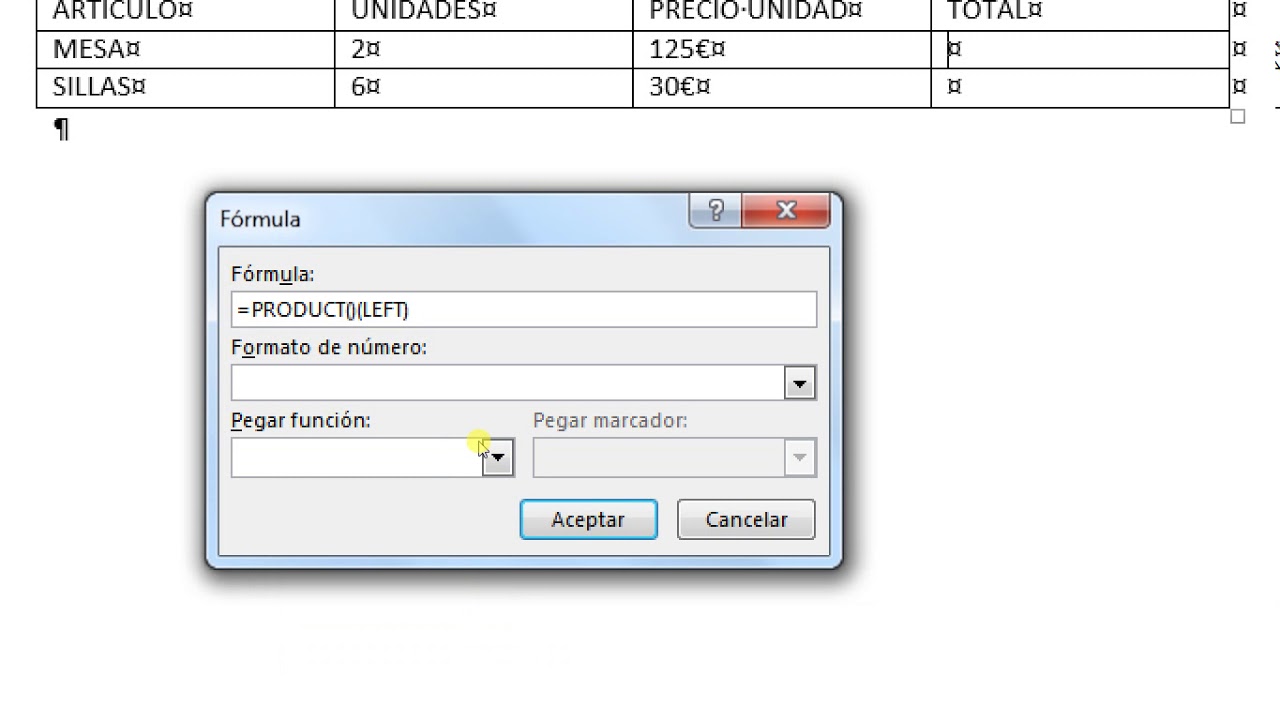 HACER FORMULAS EN WORD. OFIMÁTICA FÁCIL CON MIGUEL ÁNGEL - YouTube