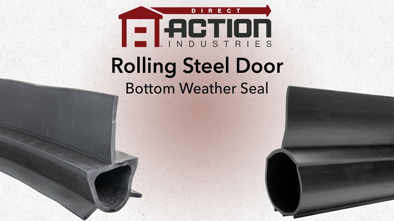 Rolling Door Style Weather Seals by Action Direct - YouTube