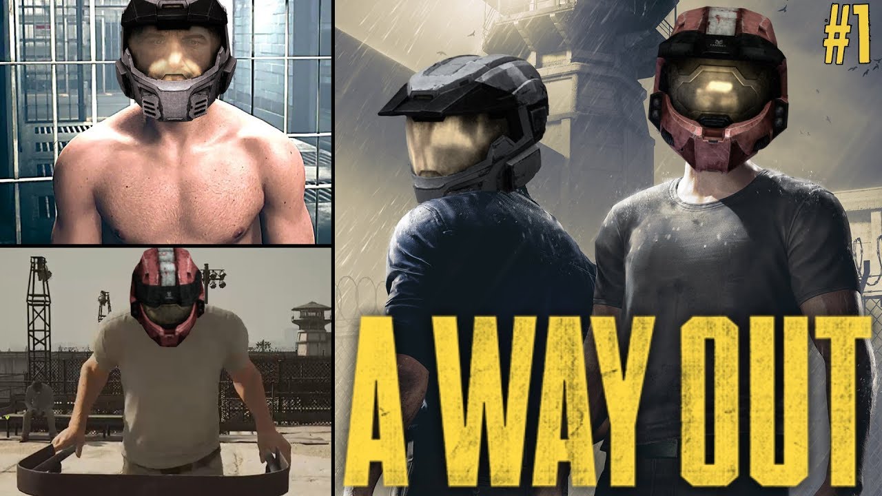 GETTING BUFF AND NEKKED IN PRISON - A Way Out (#1) - YouTube
