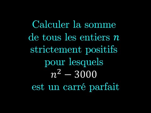 Une différence parfaite HMMT February 2024 - YouTube