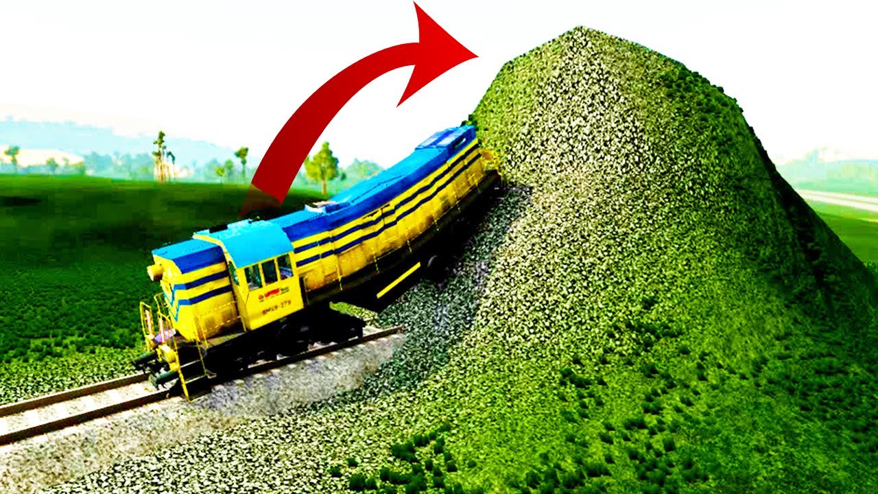 Realistic Train Crashes - Beamng.drive - YouTube