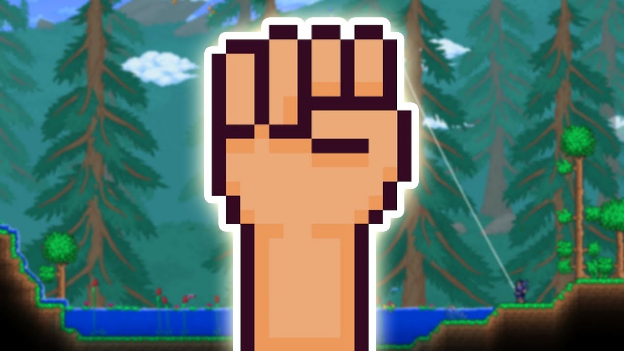 This Terraria mod allows you to use your FISTS as WEAPONS - YouTube