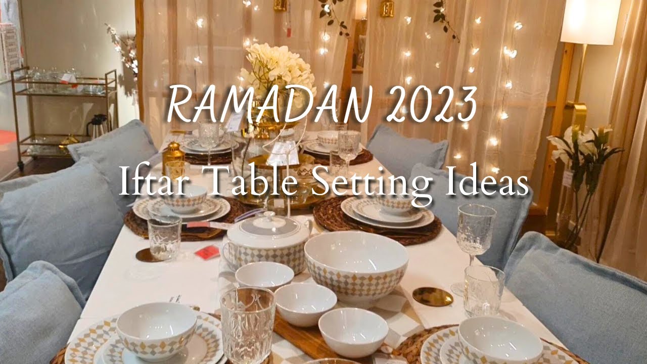 4 Iftar Table Setting Ideas for Iftar Party IKEA 2024 | Iftar ...