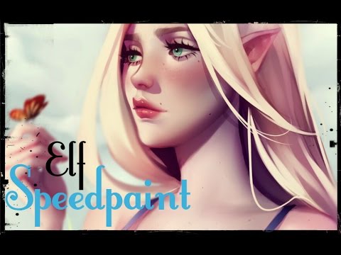 Mari Draws: Elf - Speedpaint [Paint Tool SAI] - YouTube