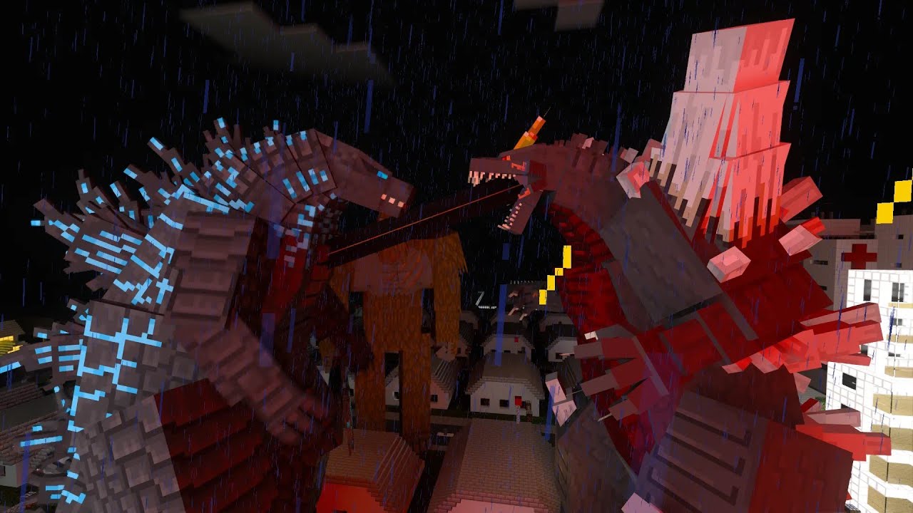 Space Godzilla VS Monsterverse Addon (Beta) MCPE in Minecraft PE - MMCRAFT TV #5 - YouTube