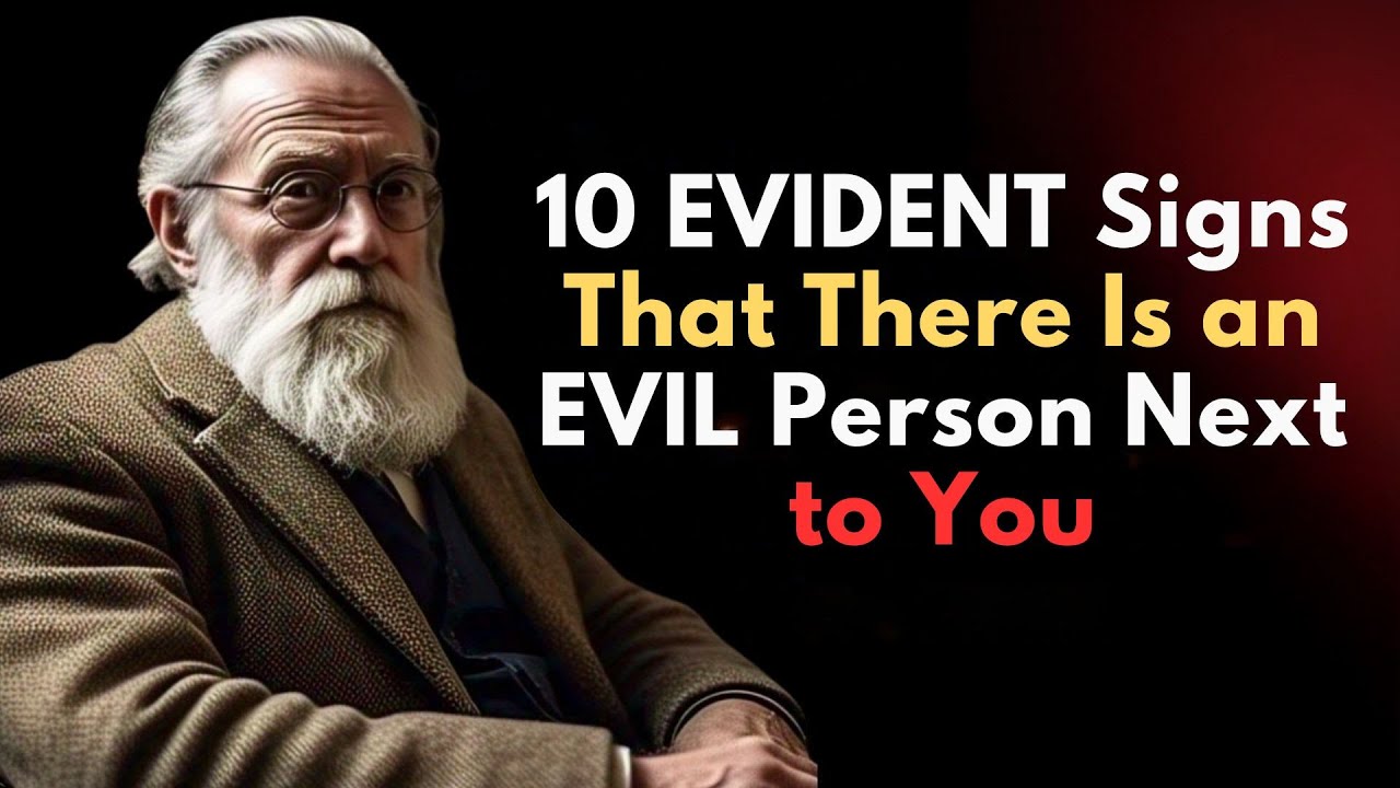 BEWARE Evil People! 10 SHOCKING Signs They're Next to You | Stoic Soul ...