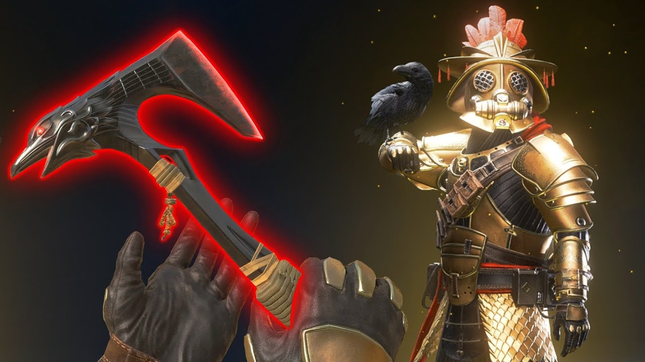 Using Bloodhound's HEIRLOOM in SOLO in Apex Legends - YouTube