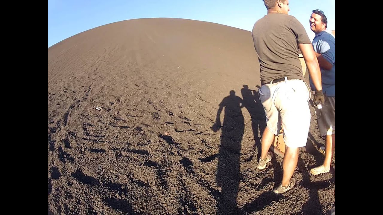volcano sledding - YouTube