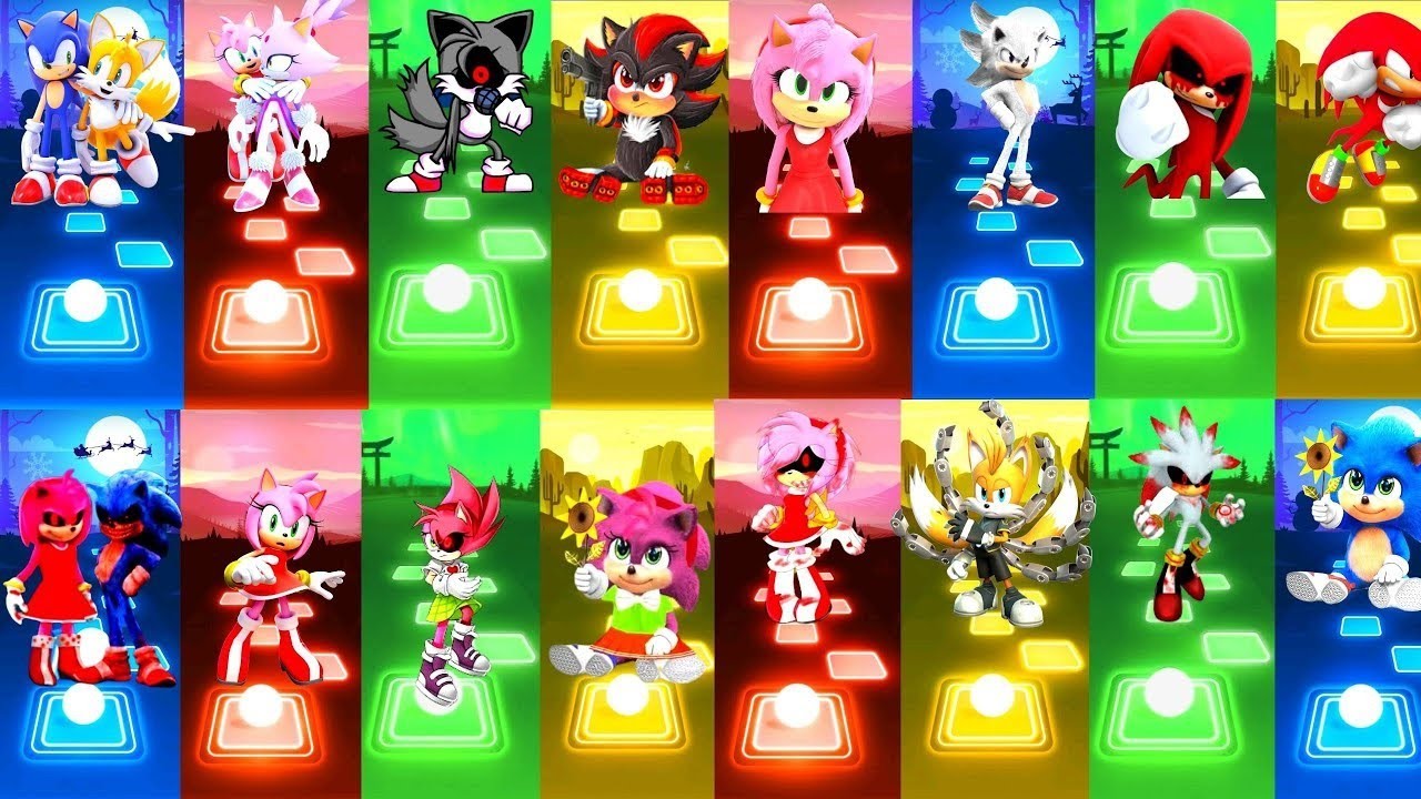 Sonic Tails Vs Amy Vs Nine Tails Vs Silver Sonic Exe Vs Sonic Amy Exe ...