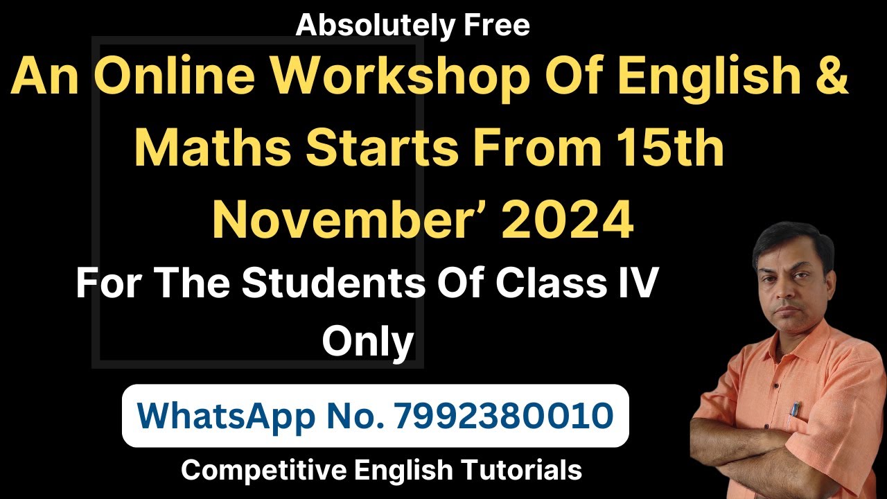 Spark Your Future: An Online Workshop for Class IV - YouTube