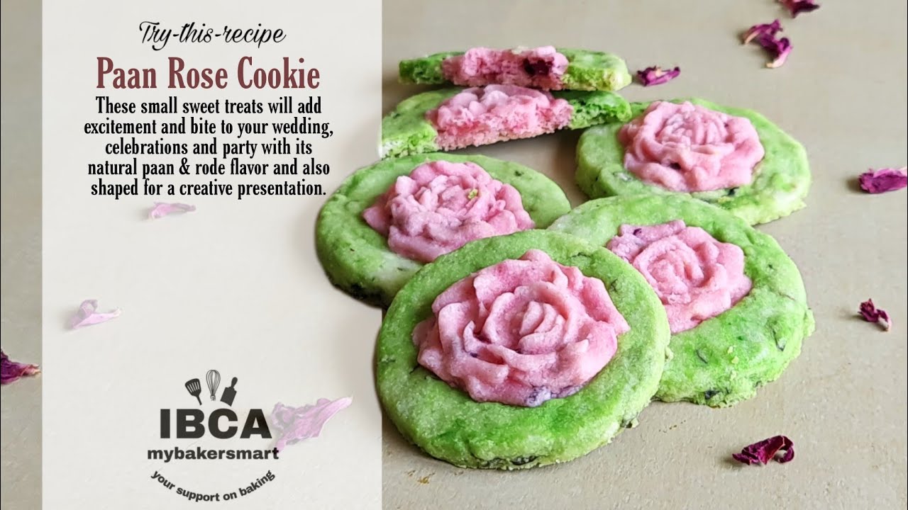 Paan Rose Cookies || how to make pan rose cookies || cookies recipe ...