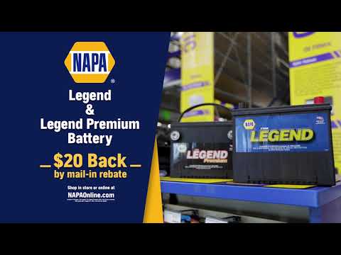 NAPA Battery Rebate August 30 - YouTube