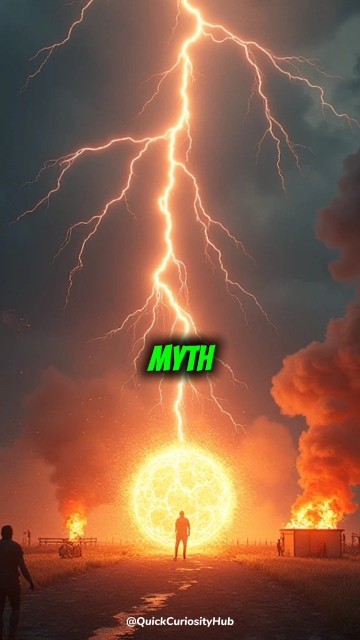 A mysterious floating fire ball. What causes this phenomenon? # ...