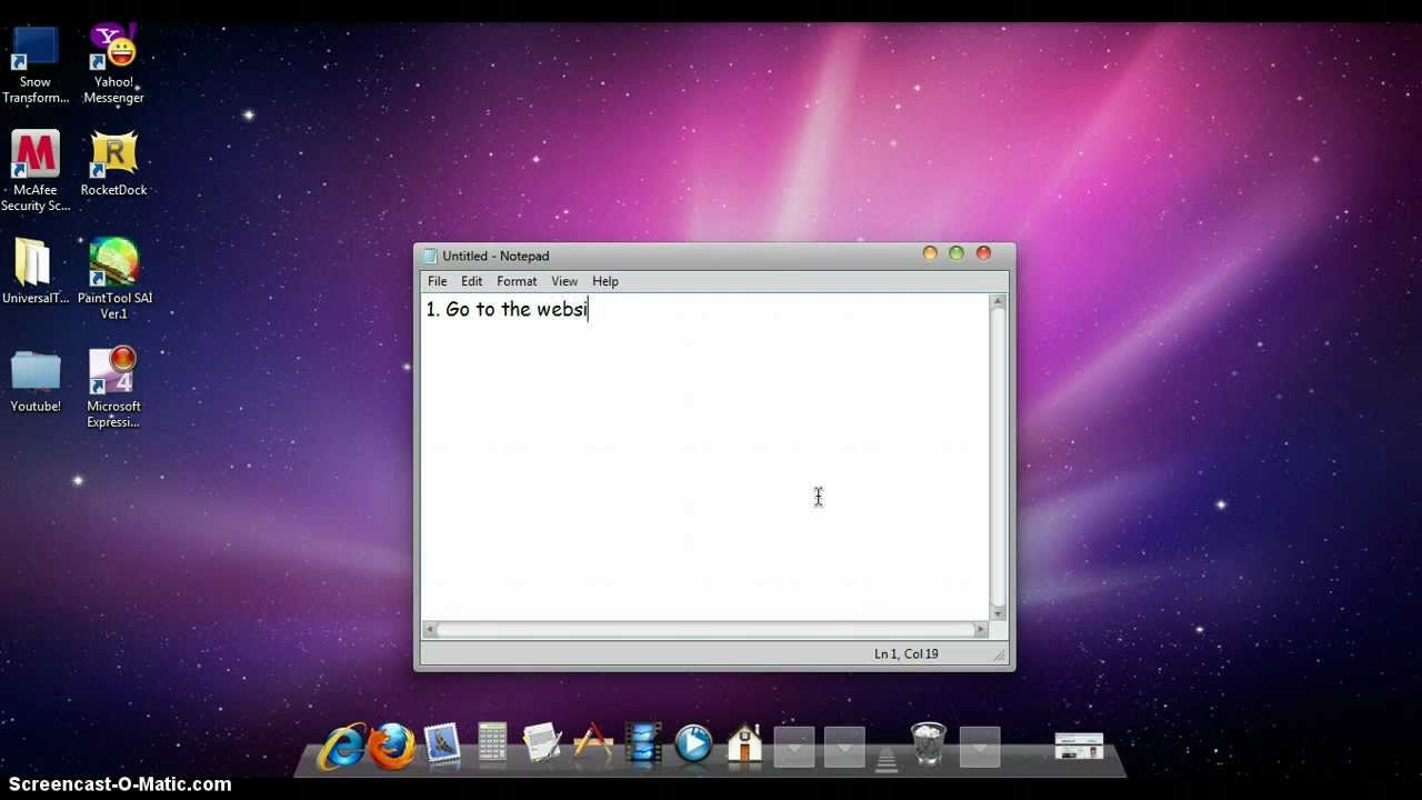 How To Film Ur Computer Screen Without Download (V - YouTube