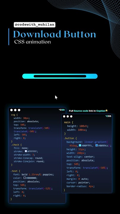Download Button using Gsap - YouTube