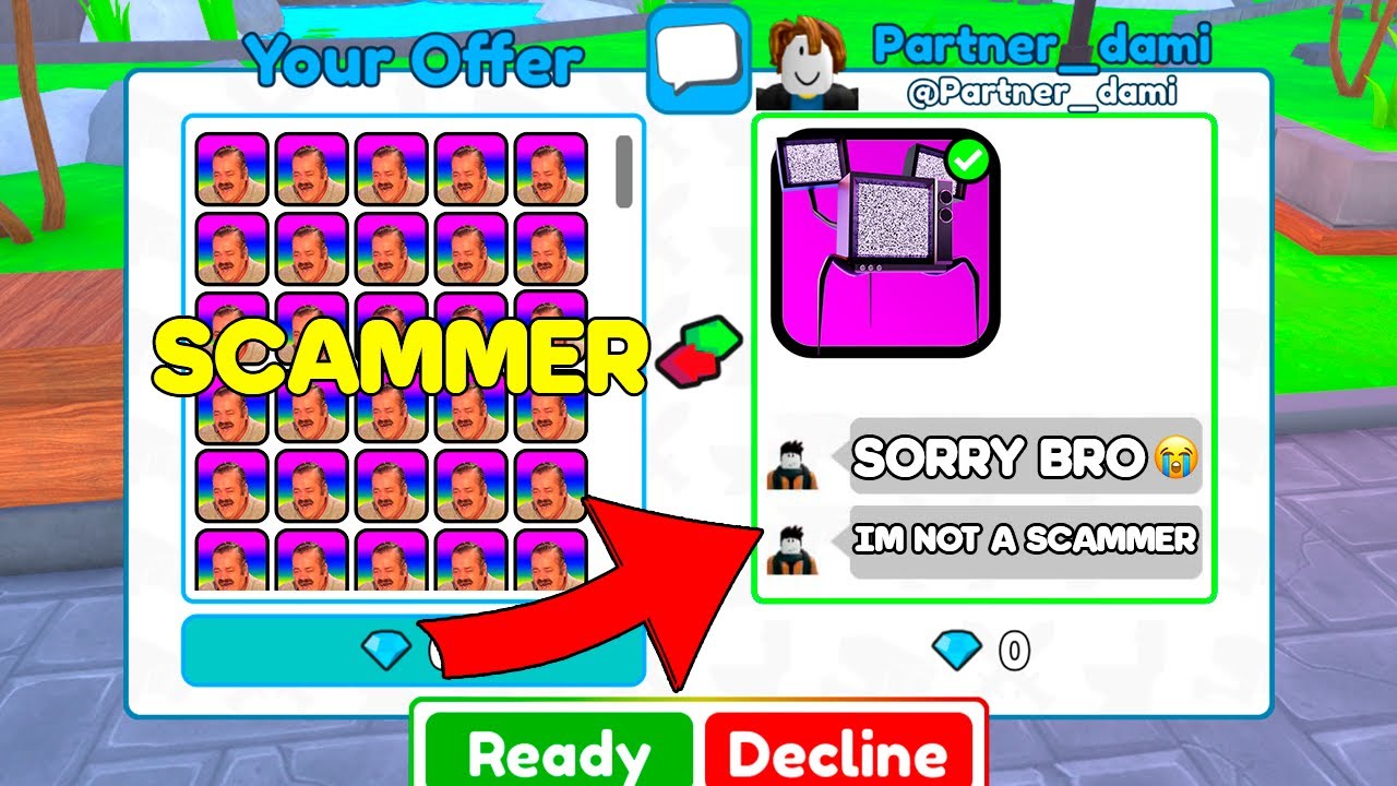 💀I SCAMMED A SCAMMER ON SPIDER TV🥶INSANE SCAM TRADES 🤣 Toilet Tower ...