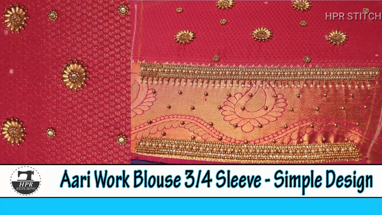 Aari Work Elbow Sleeve Design | Amazing Sleeve Designs for Fashion ...