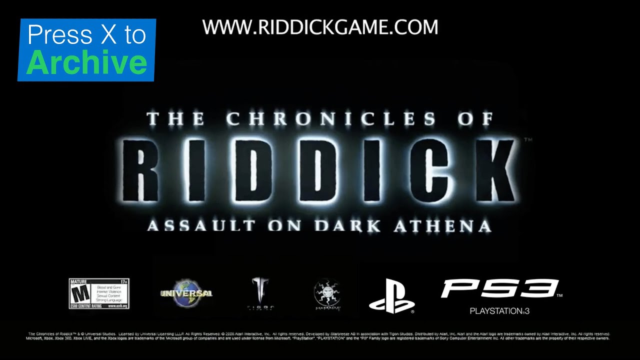 The Chronicles of Riddick: Assault on Dark Athena (PS3 - 2009) 1080p ...