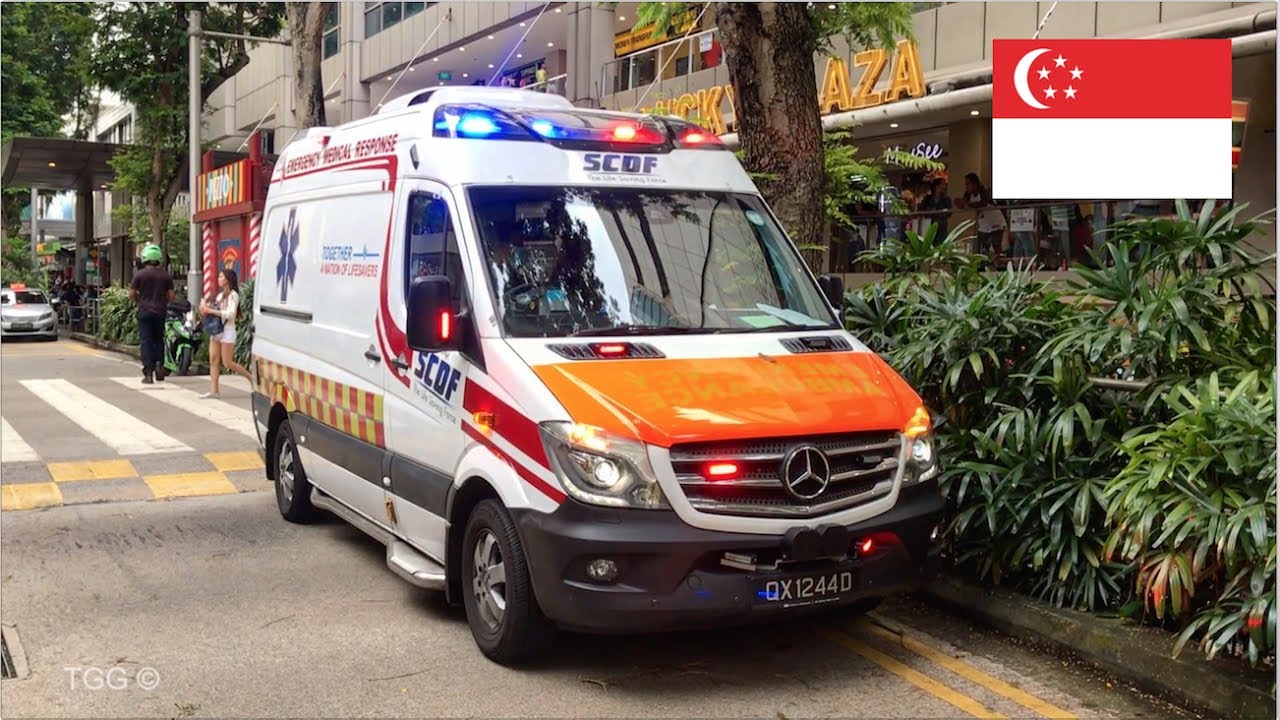 [Singapore] *NEW* SCDF 'Rumbler Ambulance' Responding With Siren ...