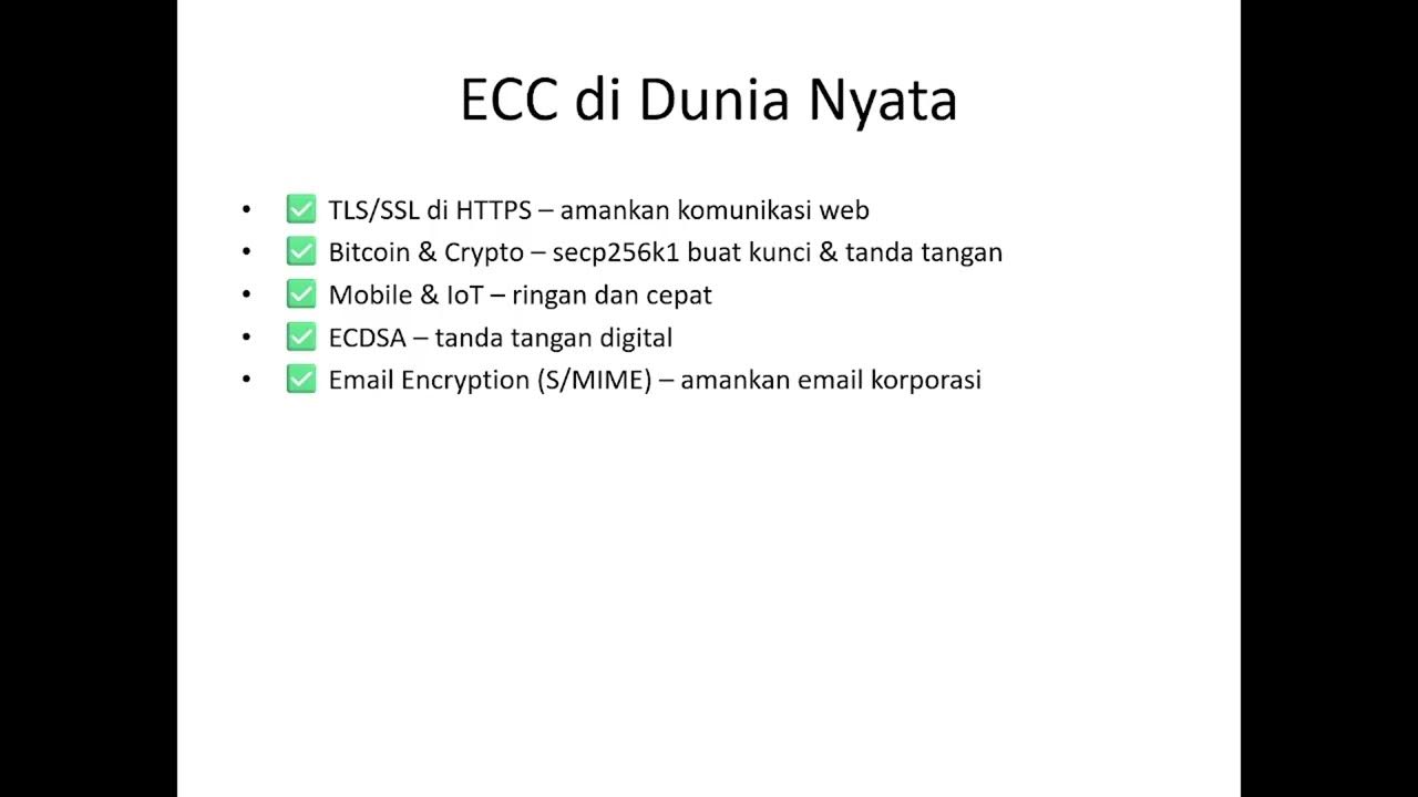 Apa itu ECC? Penjelasan dan Contoh Kode Python Lengkap! - YouTube