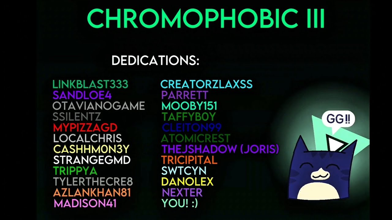 "Chromophobic III" by Ffreezy (Insane 9 moon plat) - YouTube