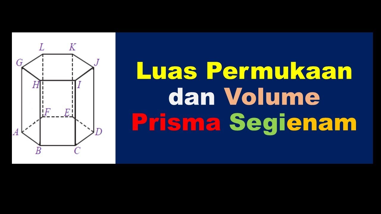 Luas Permukaan dan Volume Prisma Segienam-Senang Matematika - YouTube