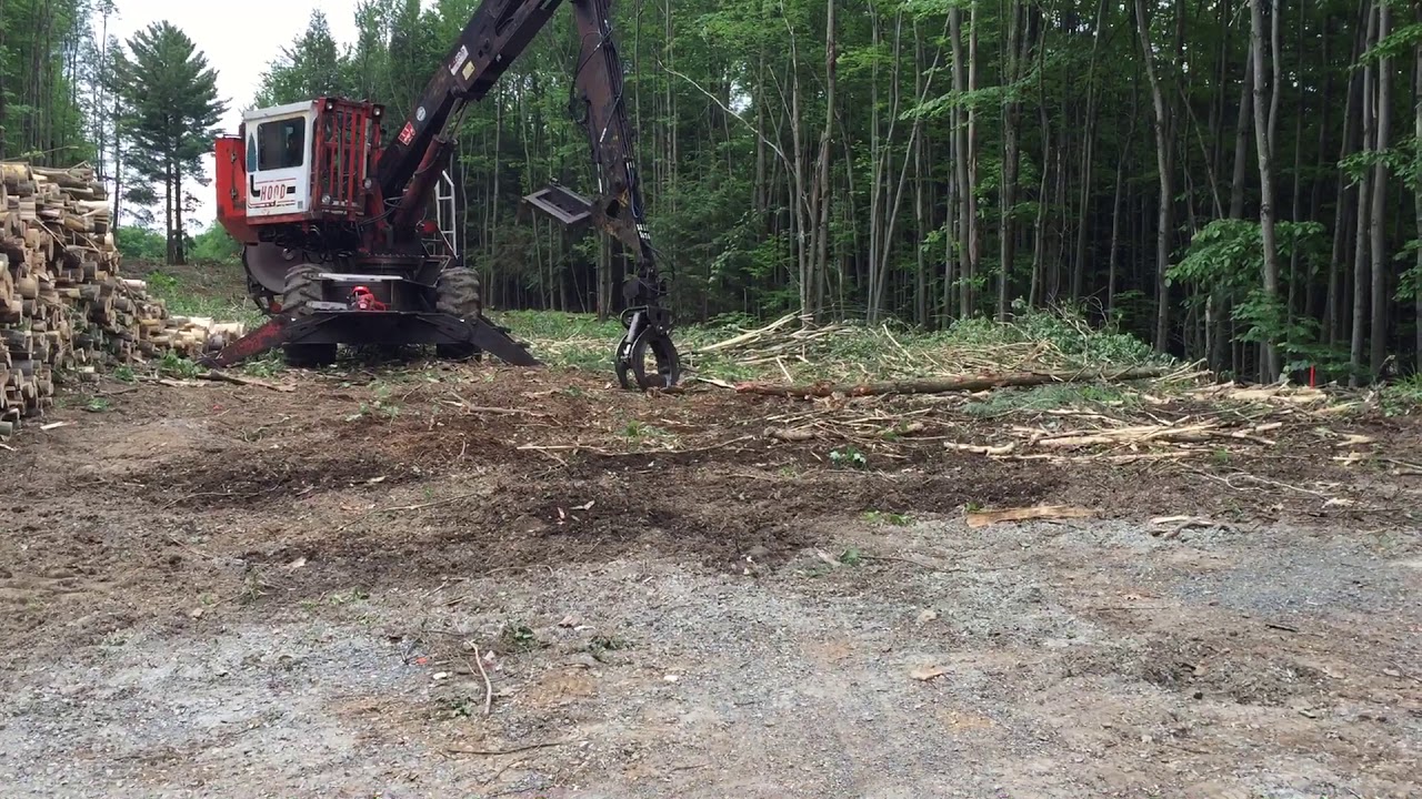 Timberjack machine - YouTube