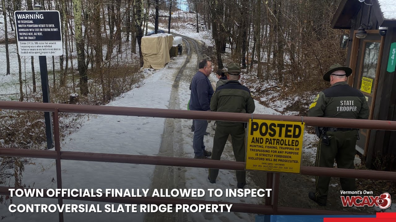 Town officials finally allowed to inspect controversial Slate Ridge ...