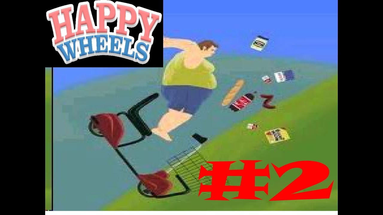 Happy Wheels! #2 | FAT LADY JOINS THE PARTY! - YouTube