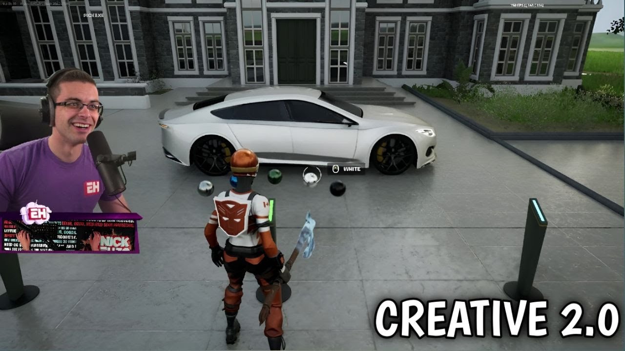 NickEh30 Created His Dream Car In Fortnite Creative 2.0 - YouTube