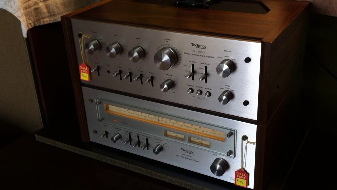 TECHNICS SU & ST 8600 INTEGRATED AMP AND TUNER - YouTube