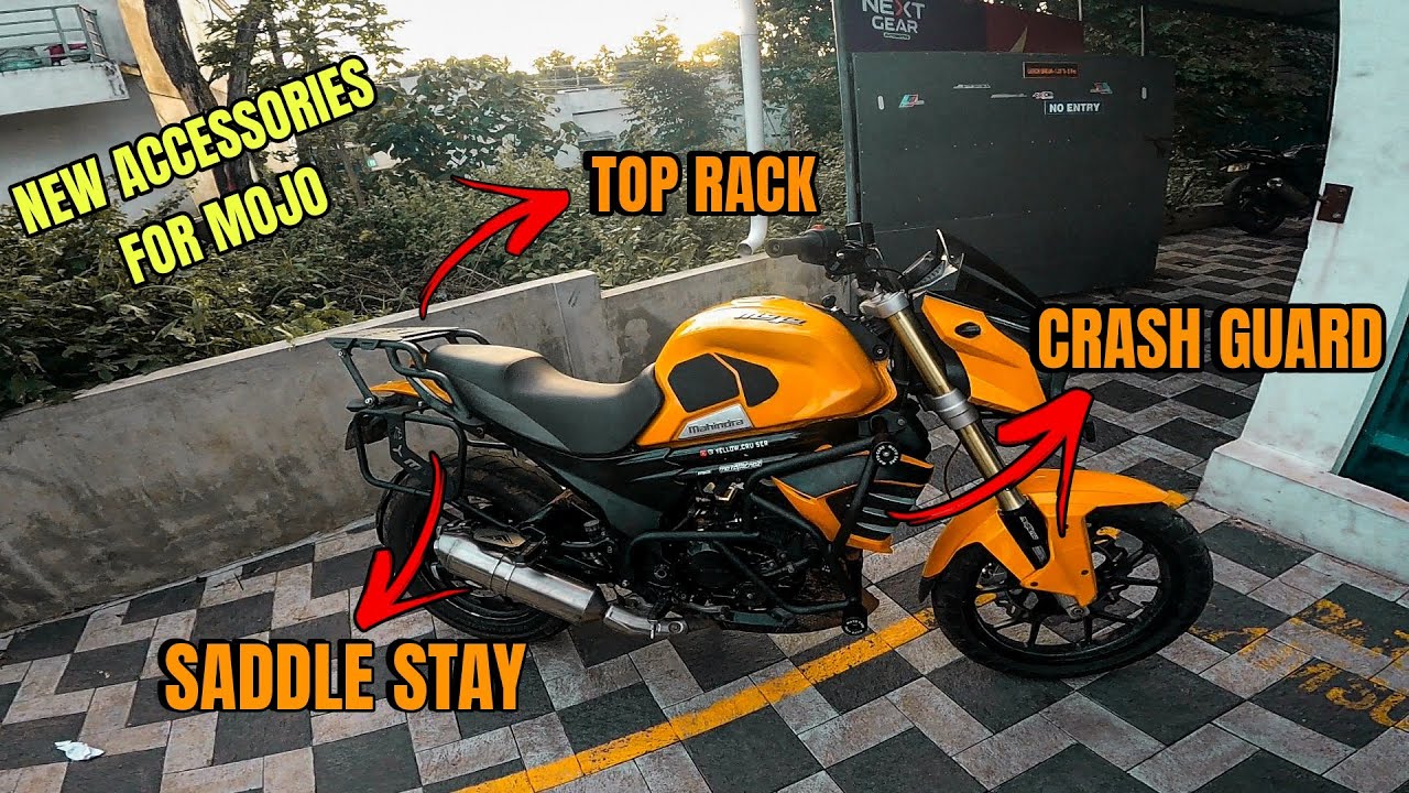 New Touring Accessories For Mahindra Mojo Mahindra mojo Modified പുതിയ ...