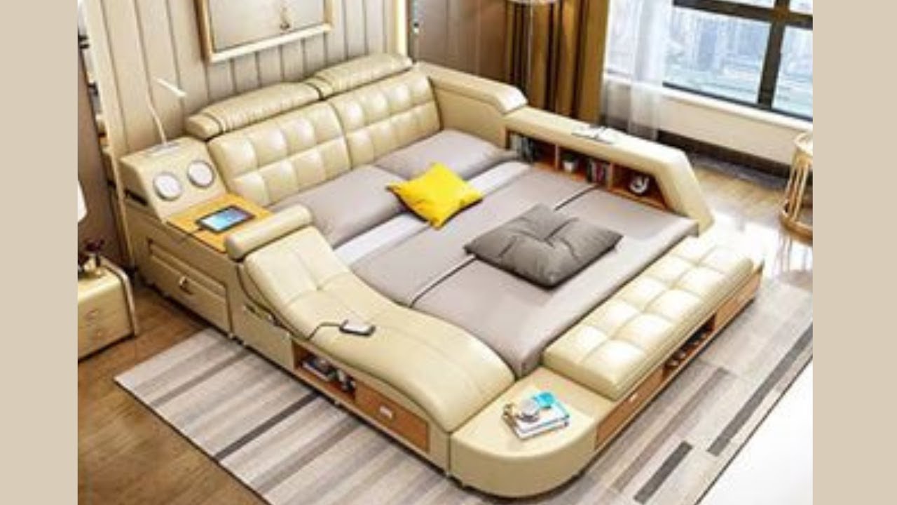 Modern Multifunctional Smart Bed | All in one bed - YouTube