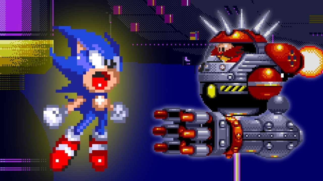 Epic Sonic Vs Big Arm Eggman Final boss Animation [April FOOLS] - YouTube