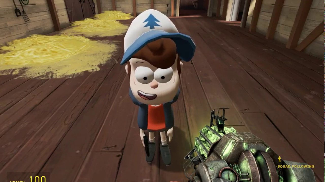 garrys mod gravity falls diper pains npc - YouTube