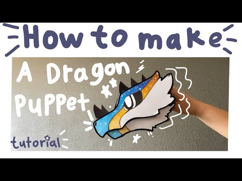 How to Make a Dragon Puppet! ||tutorial with helpful coloring tips for ...