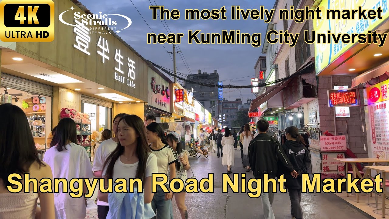 Shangyuan Road Night Market：Culinary Feast Near City College in KunMing ...