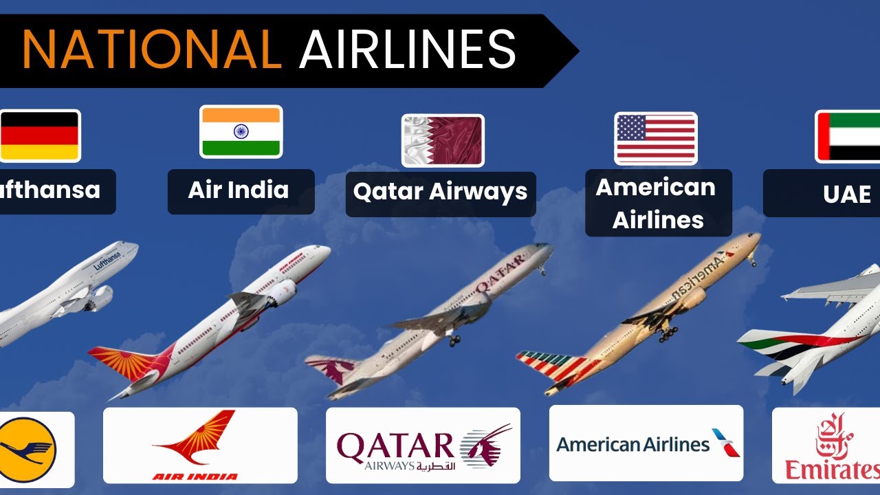 National Airlines From Different Countries | Airlines From Different ...