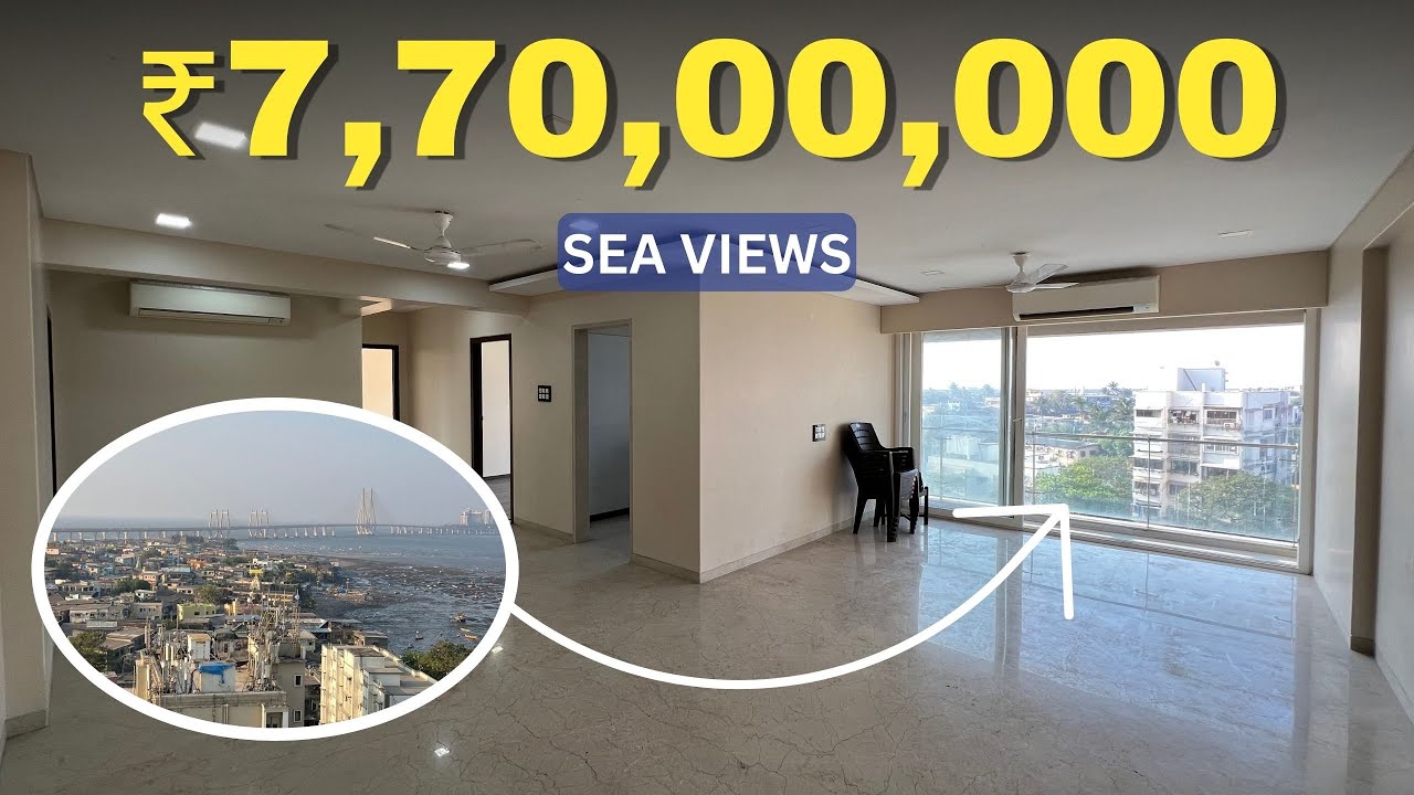 Sea view luxury 4 BHK flat for sale off Worli Sea Face in Mumbai - YouTube