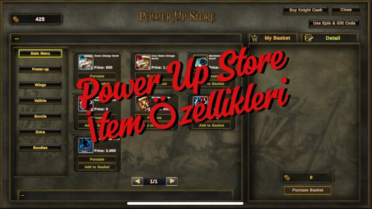 Knight Unity ( Mobile ) - Power Up Store İtem Özellikleri Nelerdir ...
