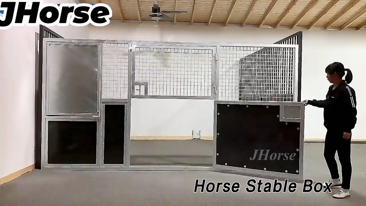 Steel Pipe Horse Stable Box Stall Large Structure Anti Rust For Outdoor ...