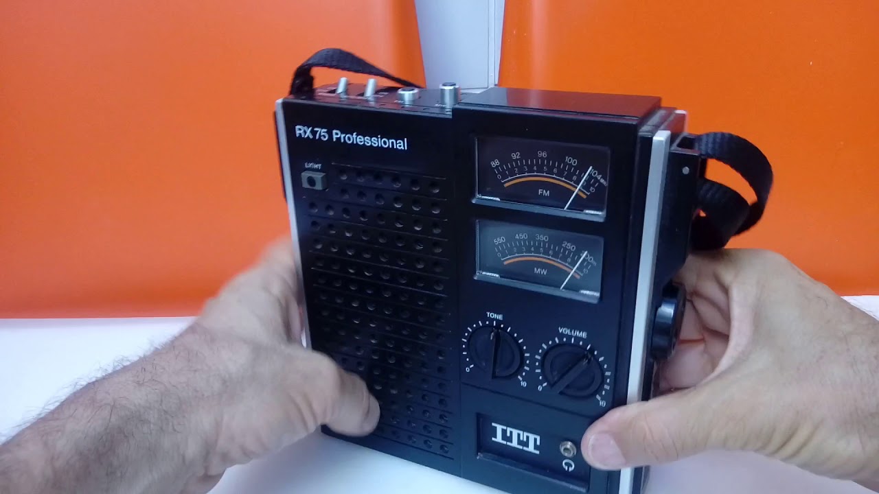 Radio ITT Professional Rx-75 Am/fm - YouTube