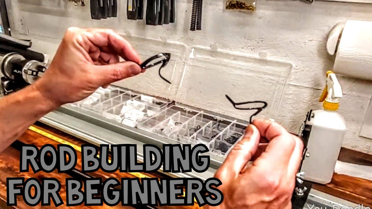 This is STEP TWO for building custom fishing rods at home. - YouTube