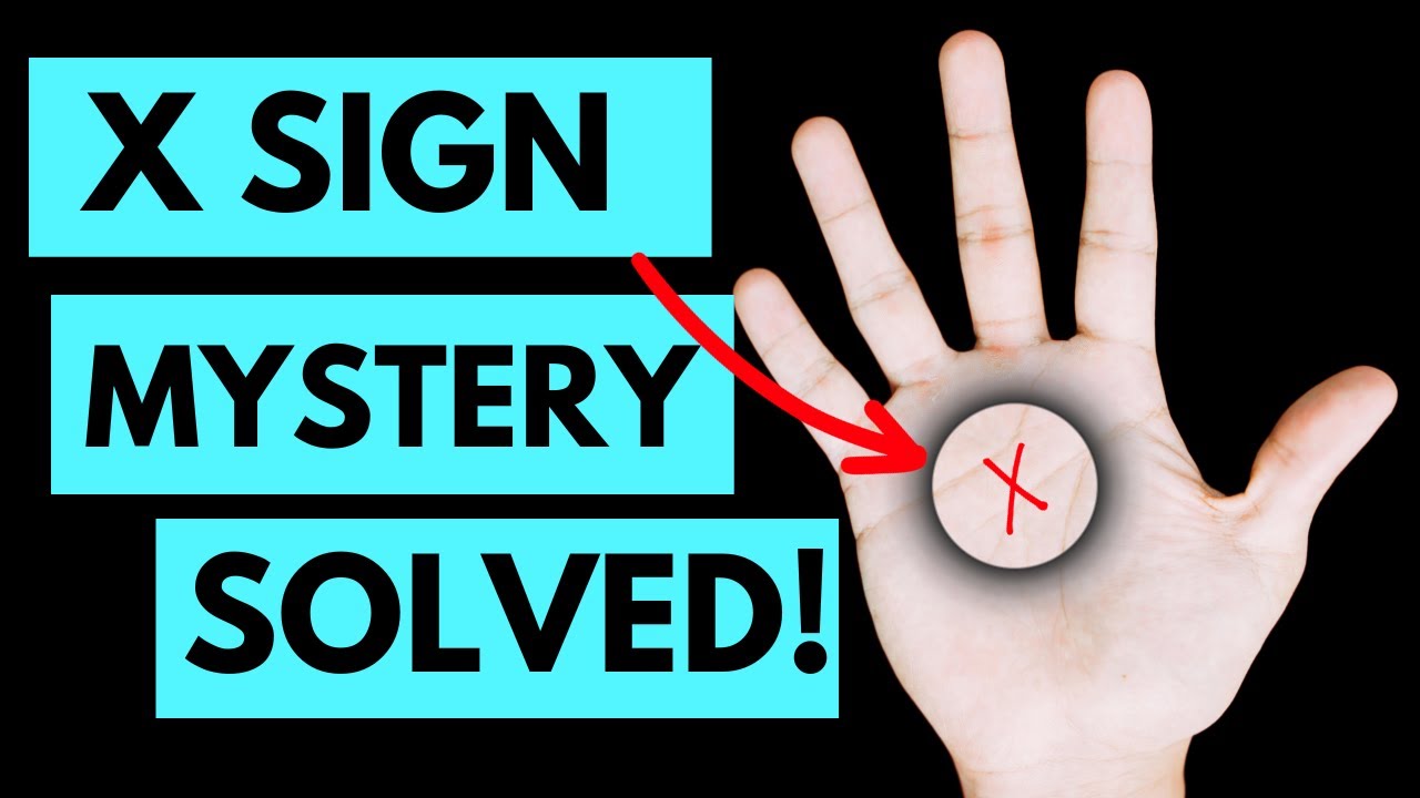 Mysterious Letter X Sign Only 1% Of People Have On Their Palms ...