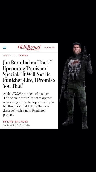 Jon Bernthal Confirms Punisher Special and Dark Tone - YouTube
